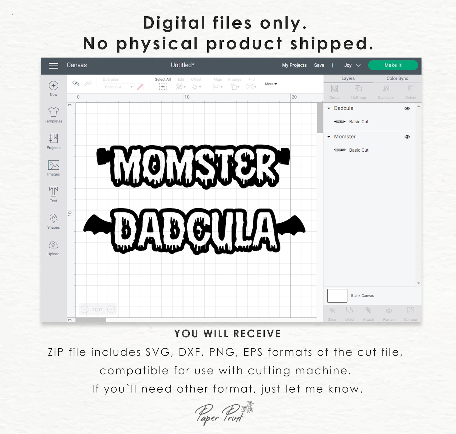 Momster Svg Dadcula Svg Family Halloween Svg Halloween - Etsy