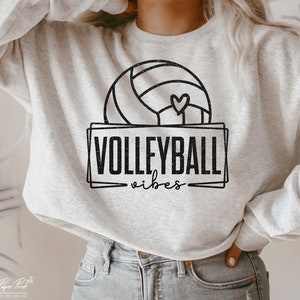 Volleyball Vibes SVG PNG, Volleyball Svg, Game Day Volleyball Svg ...