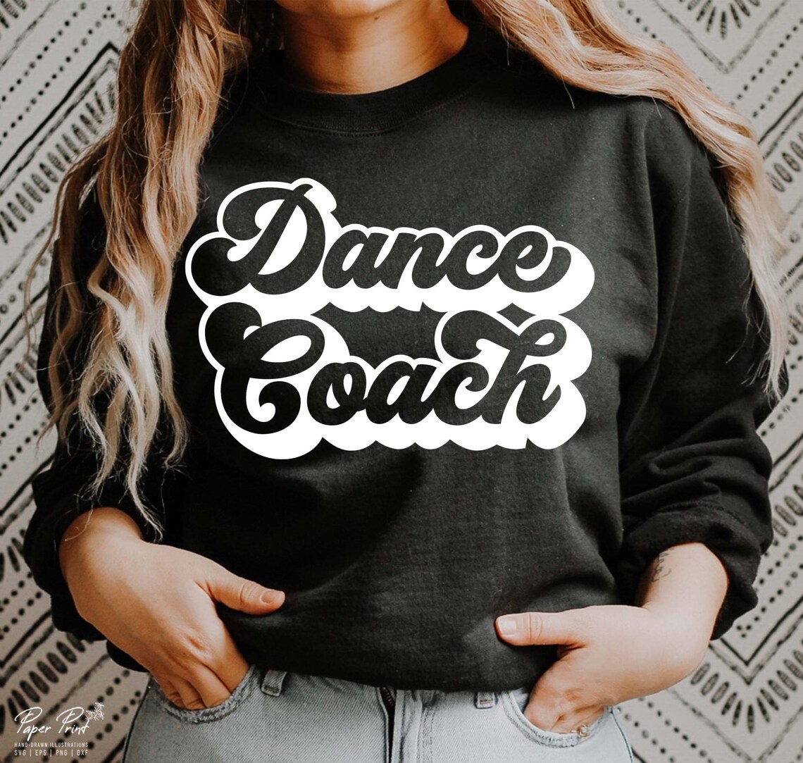 Dance Coach SVG, Cheerleader PNG, Cricut Cut File (digital Download) - Etsy
