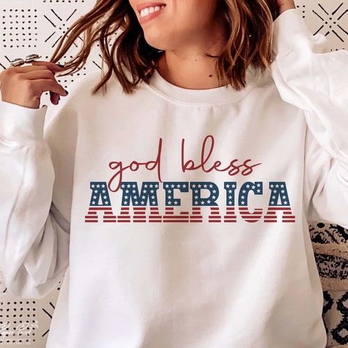 God Bless America Svg 4th Of July Svg Fourth Of July Svg Etsy