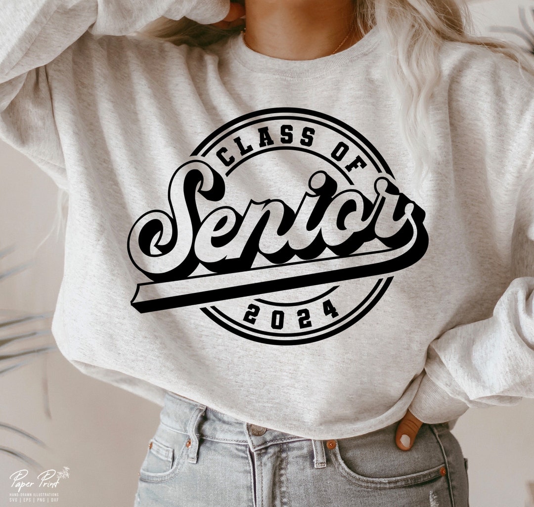 Senior 2024 SVG, Class of 2024 Senior SVG, Graduation SVG, High School ...