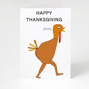 Happy Thanksgiving Card, Funny Thanksgiving Card, Printable Card ...