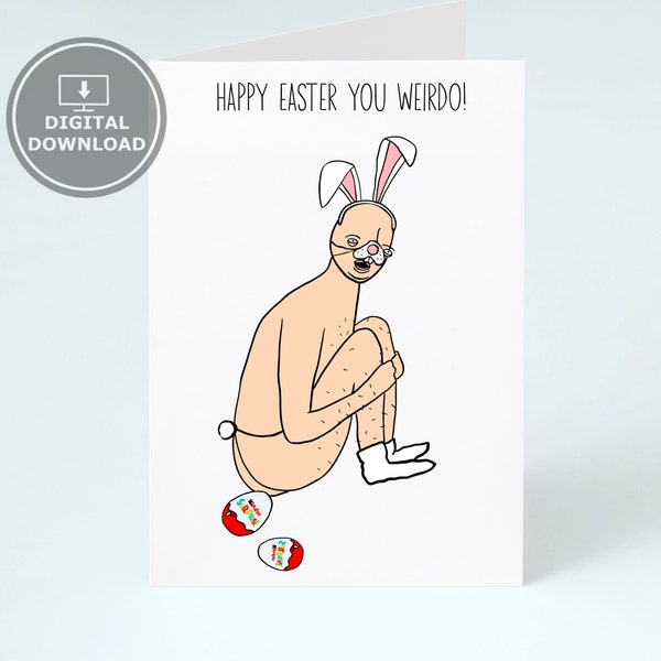 Funny Easter Card - Etsy