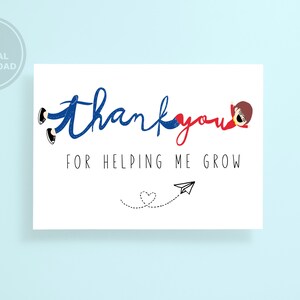 Teacher Appreciation Week Card, Card for Teacher, Thank You for Helping ...