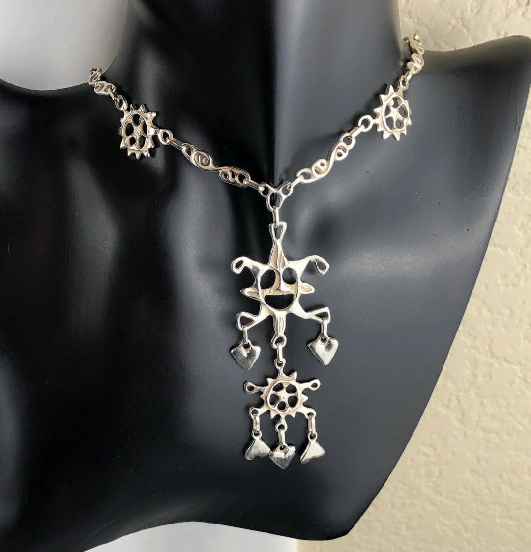 Unique Estate VILO Mexico Sterling Silver Modernist Abstract Jester and ...