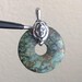 Vintage Sterling Silver African Turquoise Pendant: Woman Face Bale - Etsy