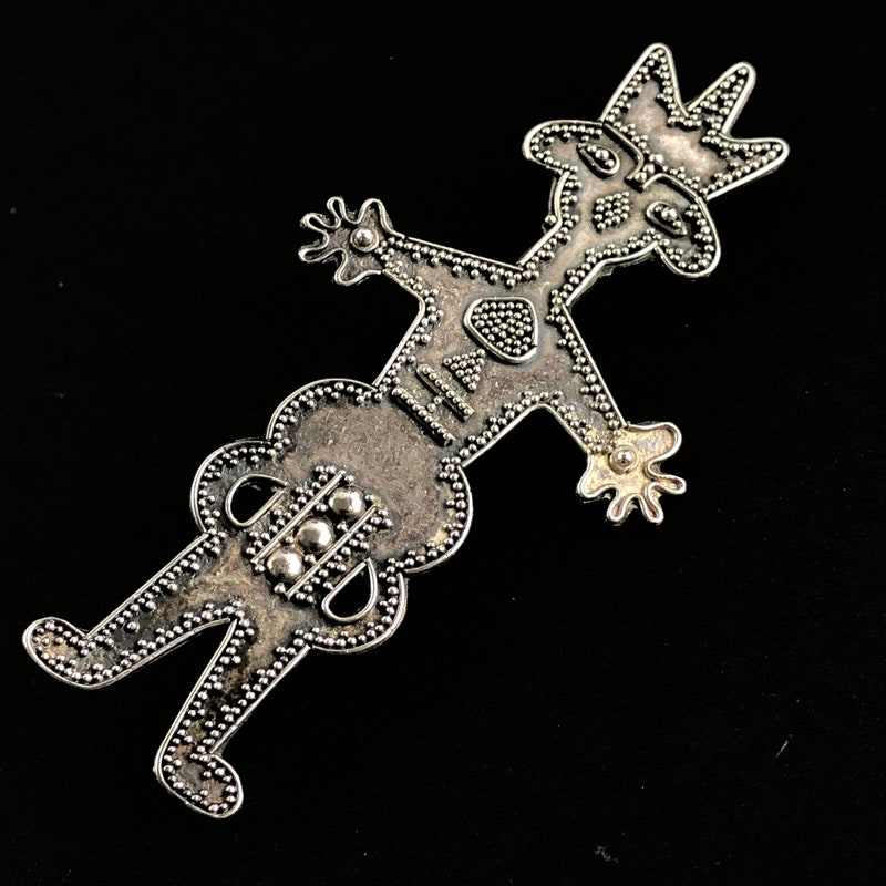 Anthropomorphic Pin Brooch Etsy