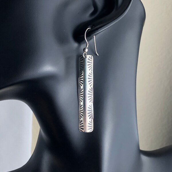 Stamped Earrings - Etsy