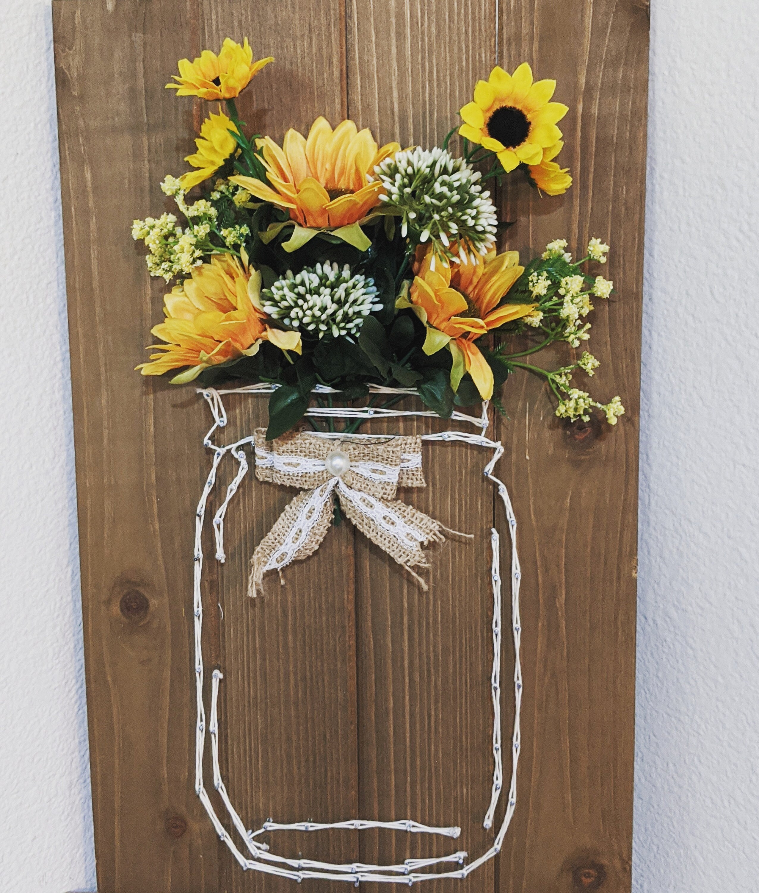 Mason Jar String Art - Etsy