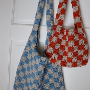 Pattern- Crochet Checkered Bag PDF Pattern - Etsy