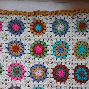 Rainbow Granny Square Pattern - PDF - Etsy