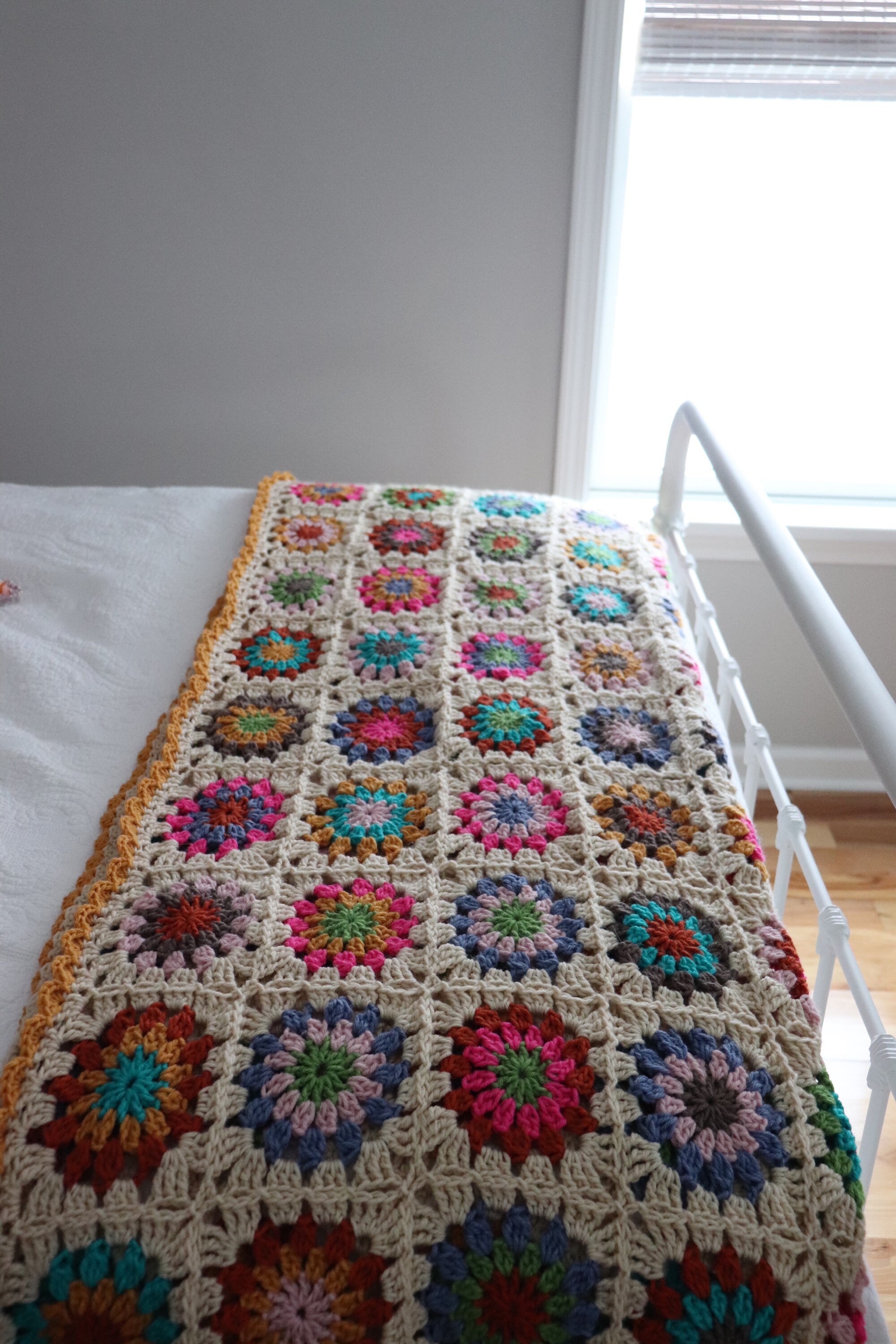 Rainbow Granny Square Pattern - PDF - Etsy