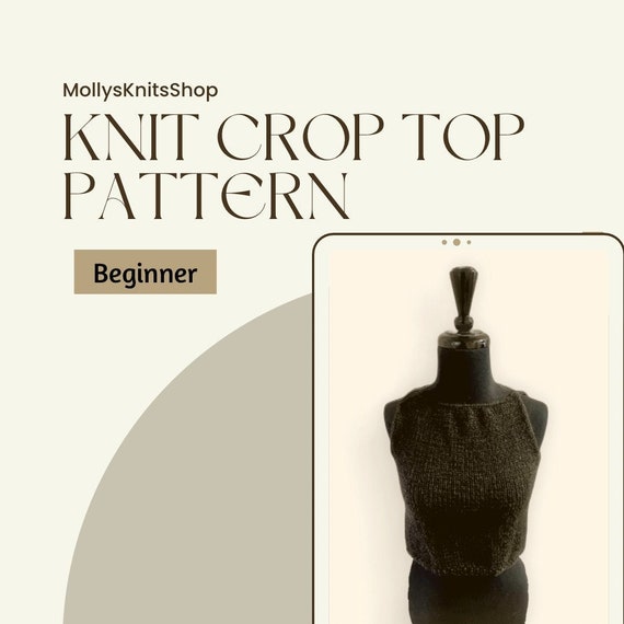 Beginner Crop Top Pattern - Etsy