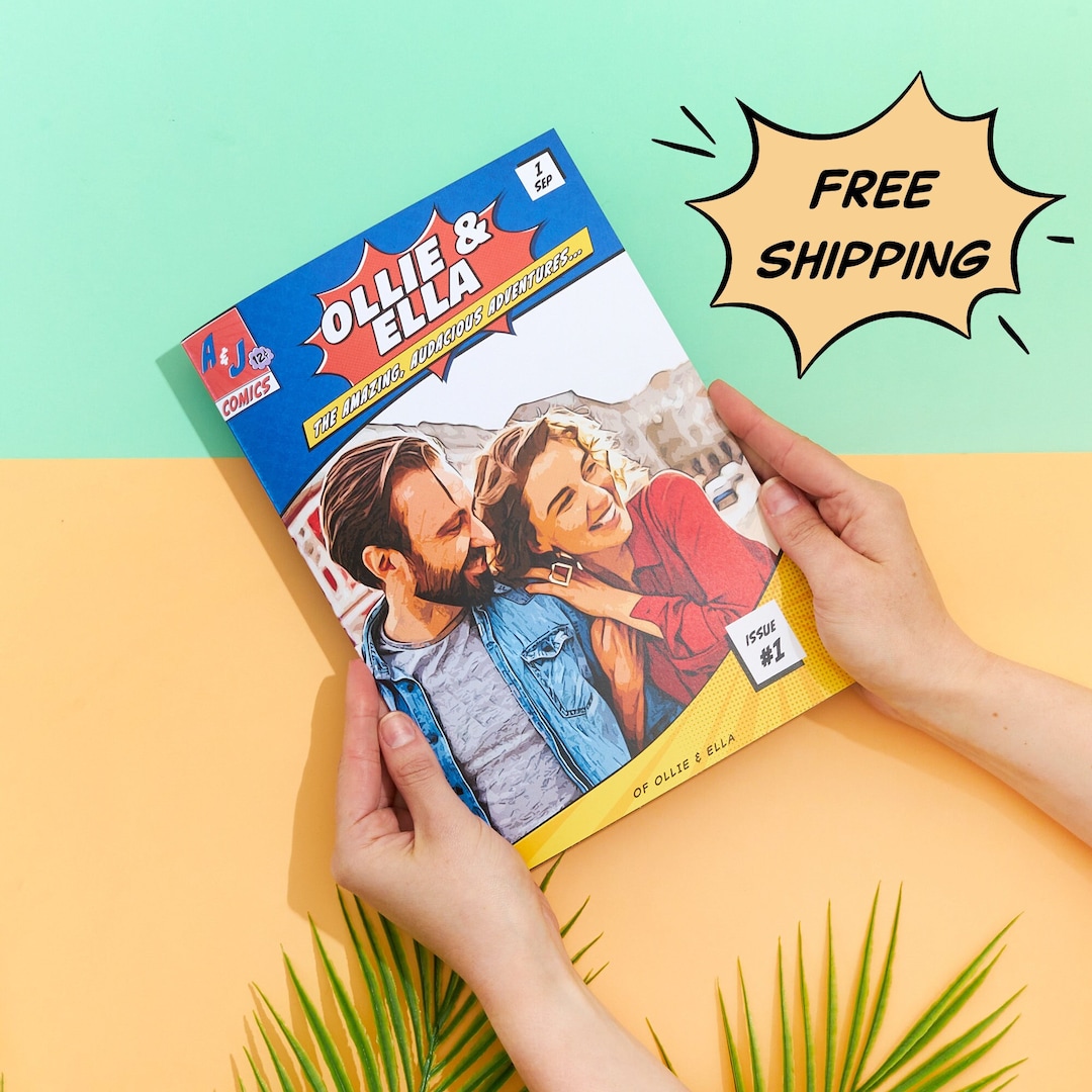 Personalized Comic Book | Custom Comic Gift | Anniversary Husband Gift | Husband Birthday Gift ...