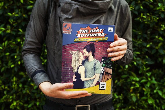 Personalized Comic Book Boyfriend Gift Boyfriend | Etsy