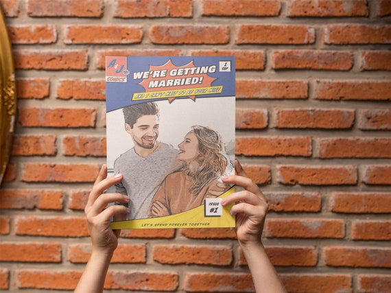 Personalized Gift From Bride to Groom Comic Book Gift - Etsy