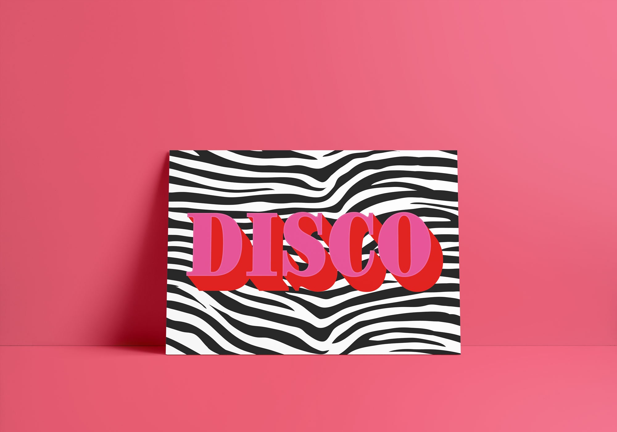 Disco Print Zebra Disco Print Animal Print Bold Print - Etsy UK