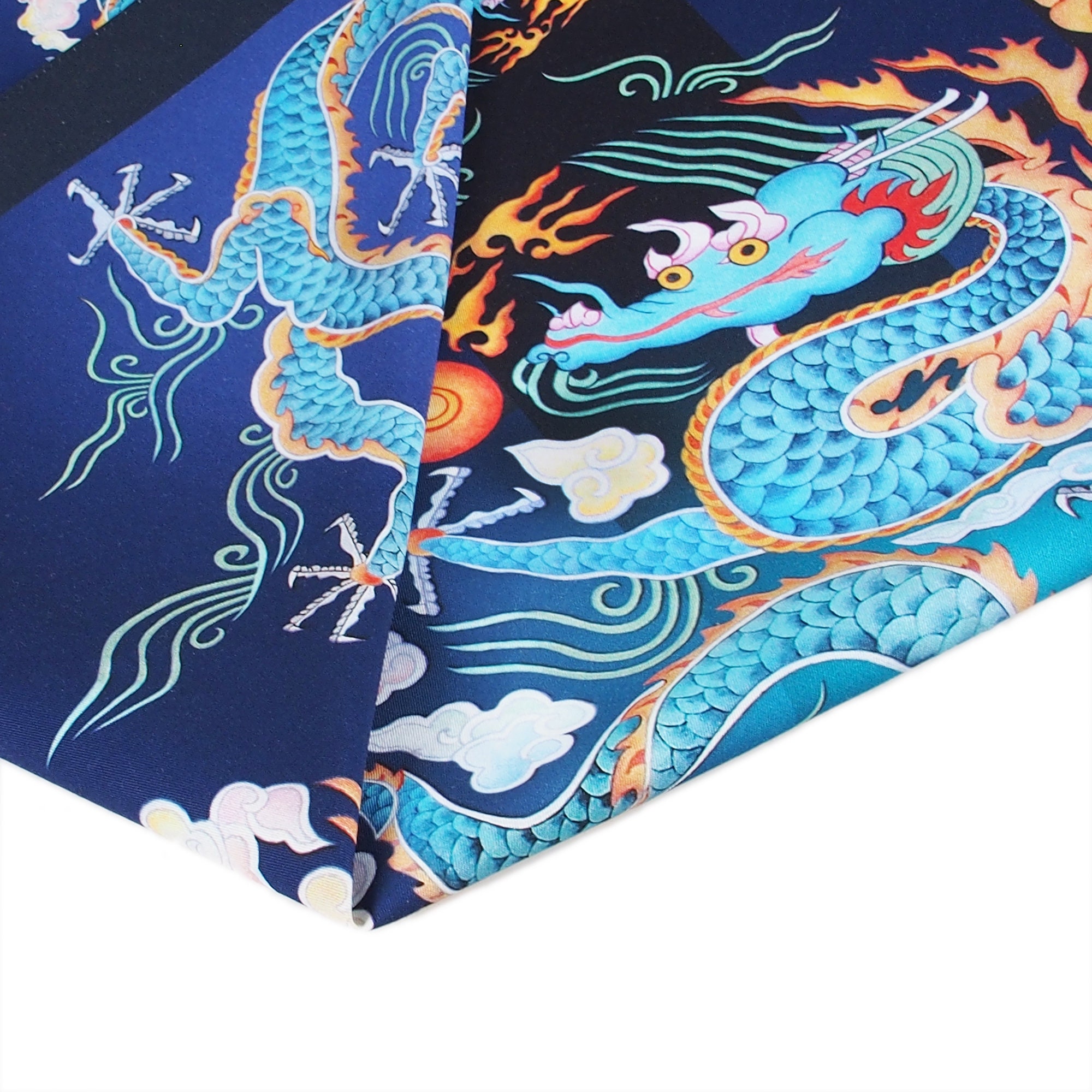 Luxury Durag King's Dragon Biker Tattoo Bandana KPOP Hanbok Headwrap ...