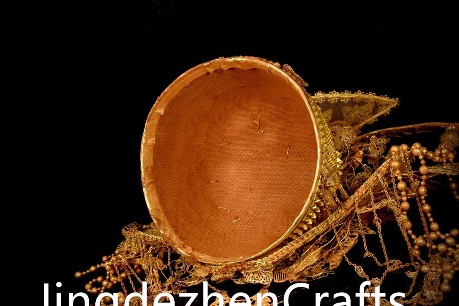 China's Ancient Bronze Gilded Hat Statue of Imperial - Etsy