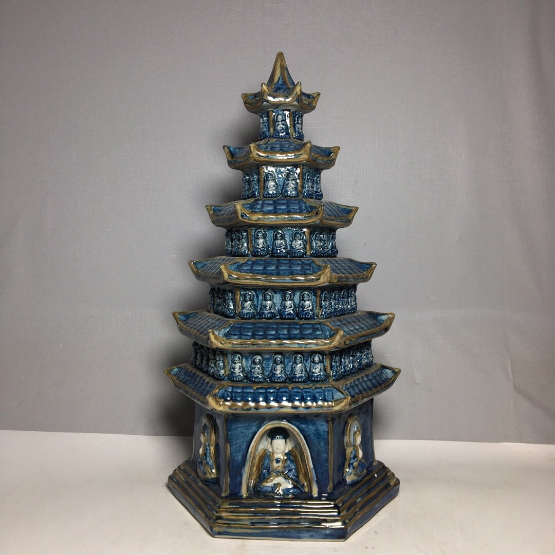 Ancient Chinese ceramic pagoda the ancient pure hand-made | Etsy