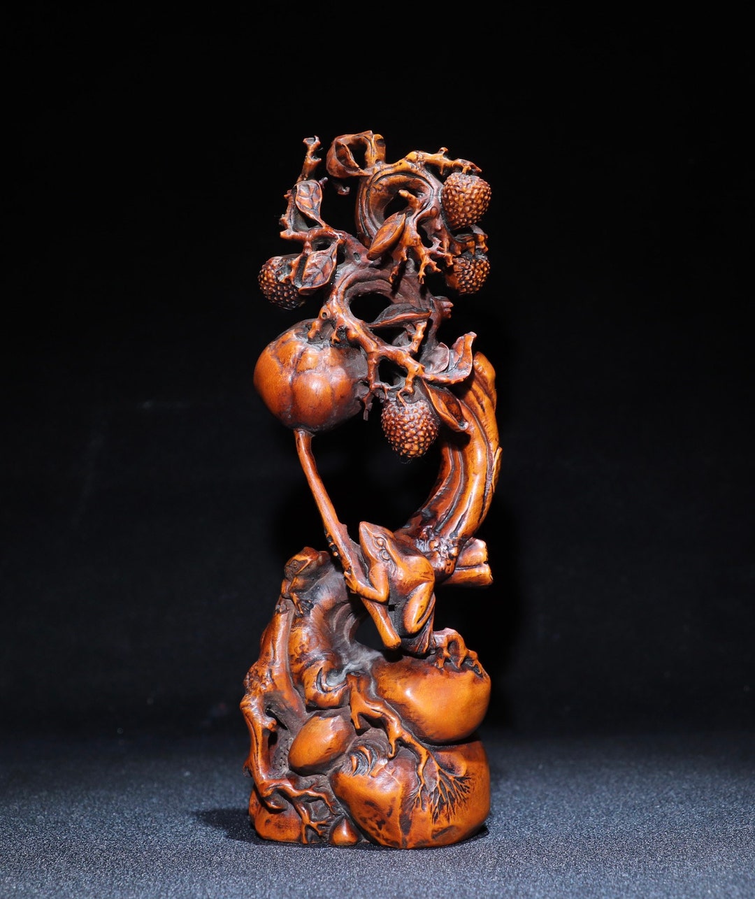 China's Ancient Natural Statues of Boxwood and Papaya Are - Etsy