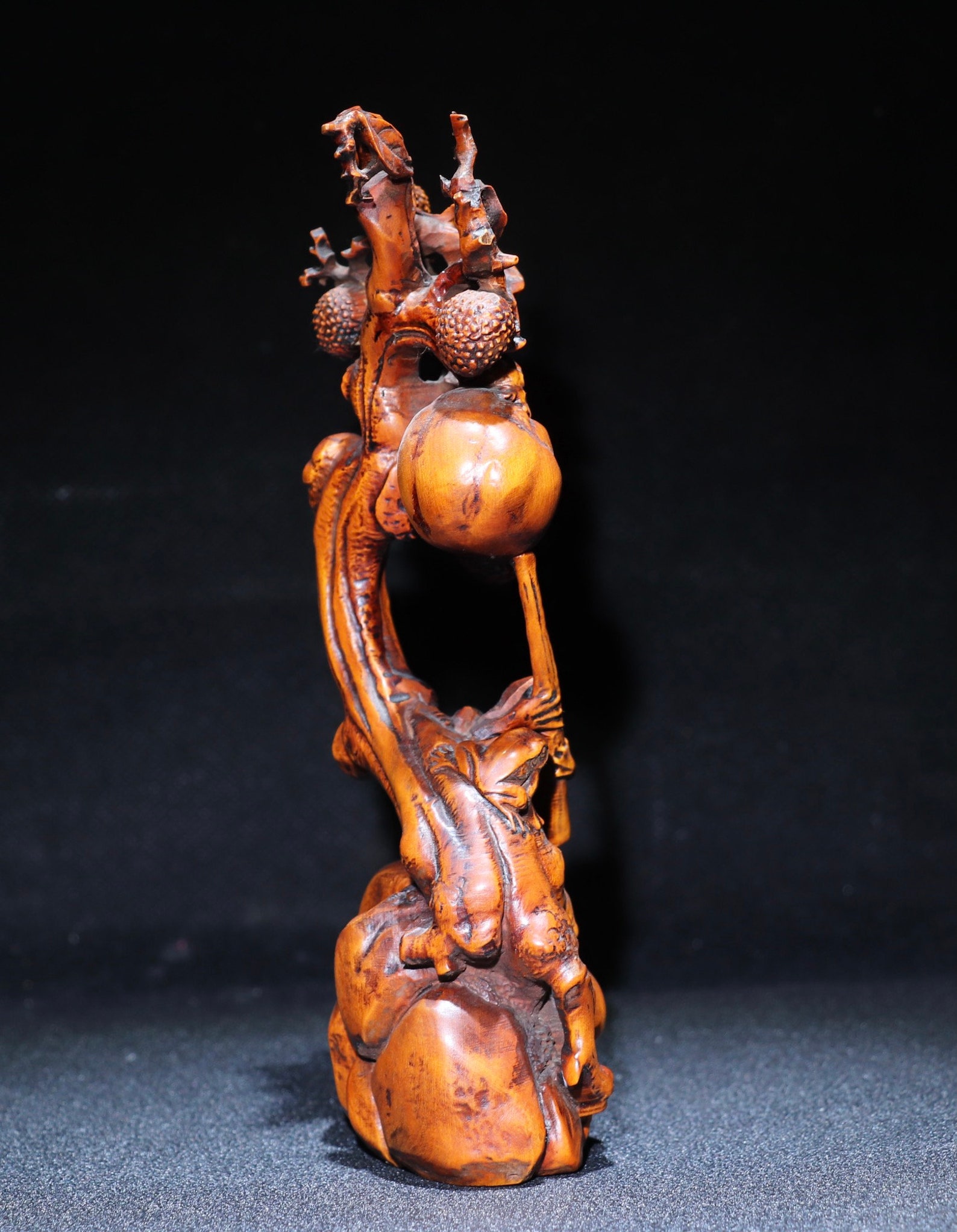 China's ancient natural statues of boxwood and papaya are | Etsy