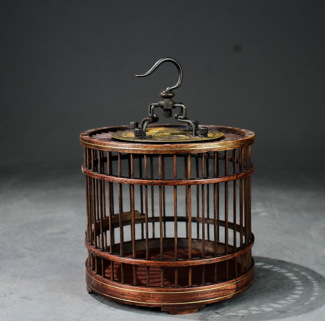 China's Ancient Natural Rosewood Cage is Handmade and Inlaid With Gems ...