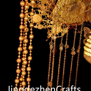 China's Ancient Bronze Gilded Hat Statue of Imperial Concubine of Tang ...