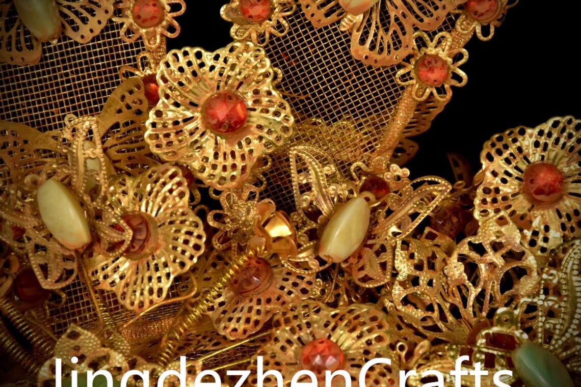 China's Ancient Bronze Gilded Hat Statue of Imperial - Etsy