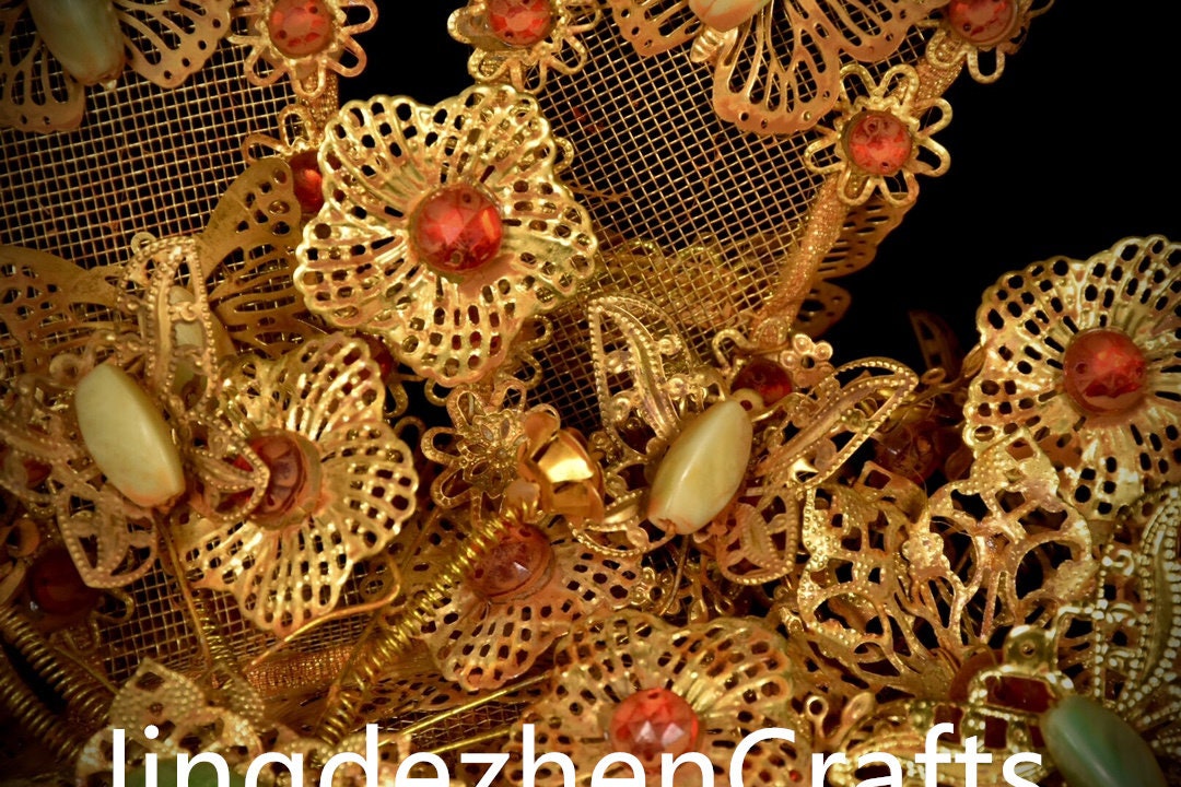 China's Ancient Bronze Gilded Hat Statue of Imperial - Etsy