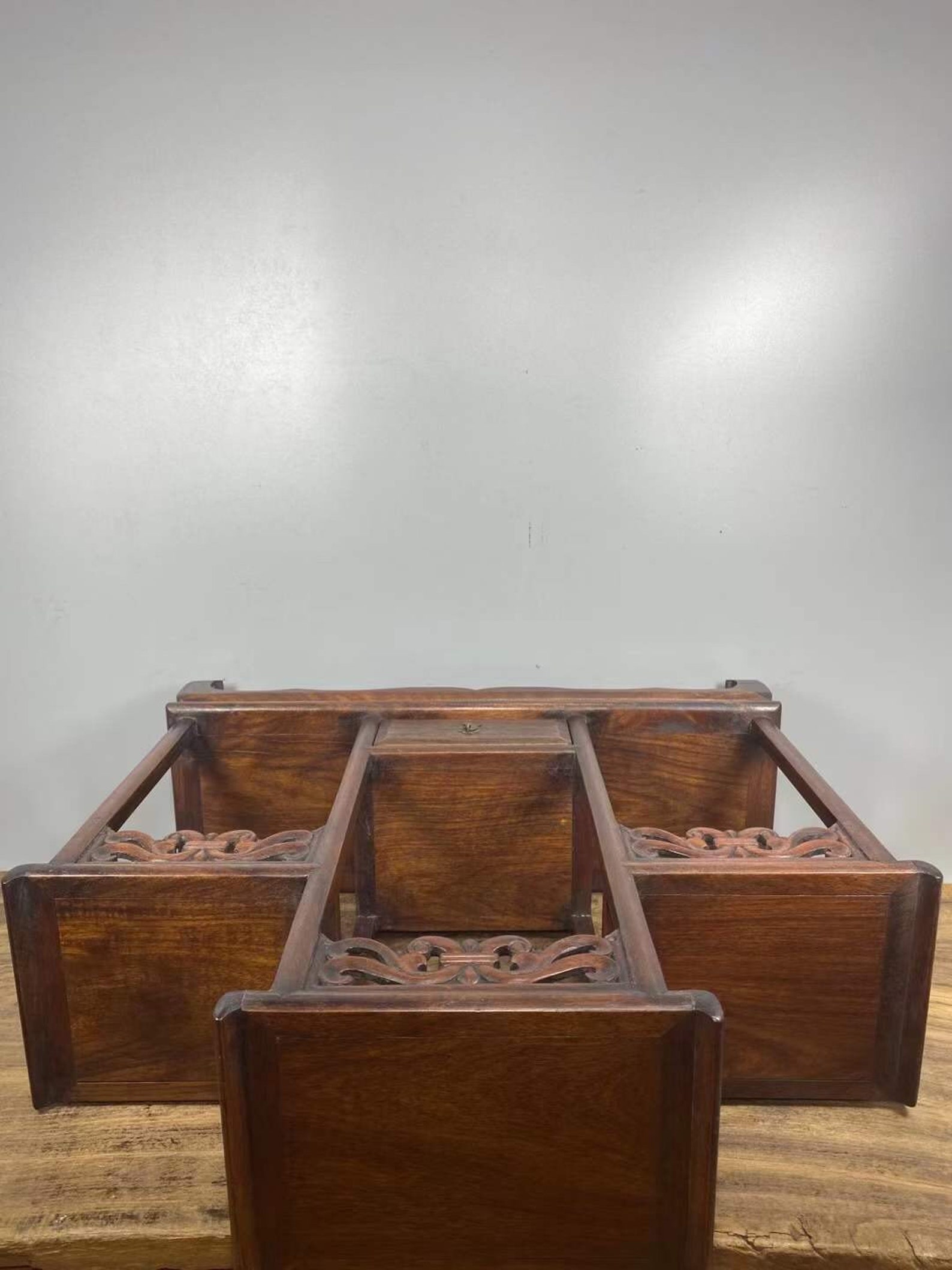 Chinese Natural Rosewood Shelf Statues Are Exquisitely Carved | Etsy