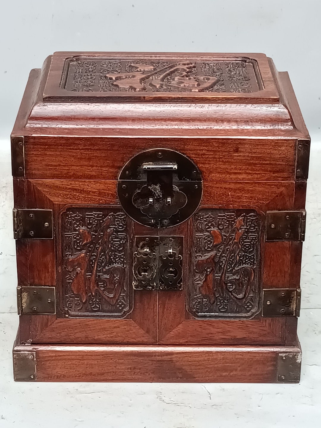 Ancient Natural Rosewood Box the Ancients Pure Hand Carved - Etsy UK