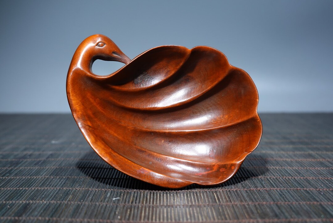 Chinese Antique Pure Hand-carved Boxwood Pen Wash Ornaments Fine ...