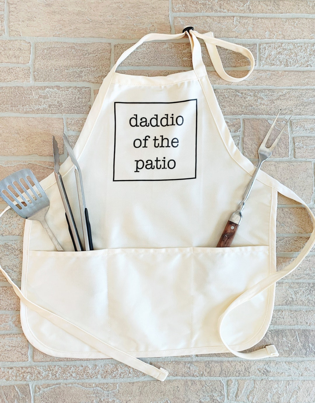 Daddio of the Patio Fathers Day Gift for Dad BBQ Apron - Etsy
