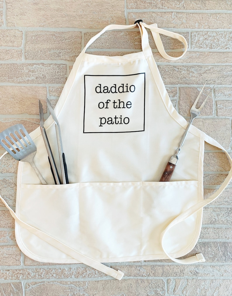 Apron for Dad, Funny Gift, Daddio of the Patio, Father’s Day Gift for ...