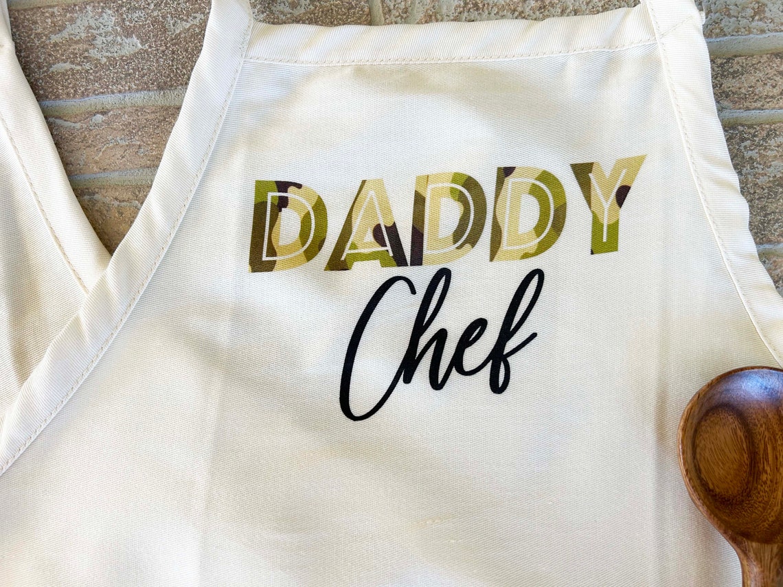 Apron for Dad and Grandpa Chef Aprons, Camouflage Aprons for Father’s ...