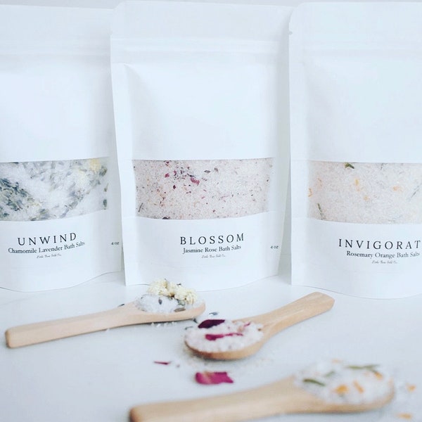 Botanical Bath Salts - Etsy