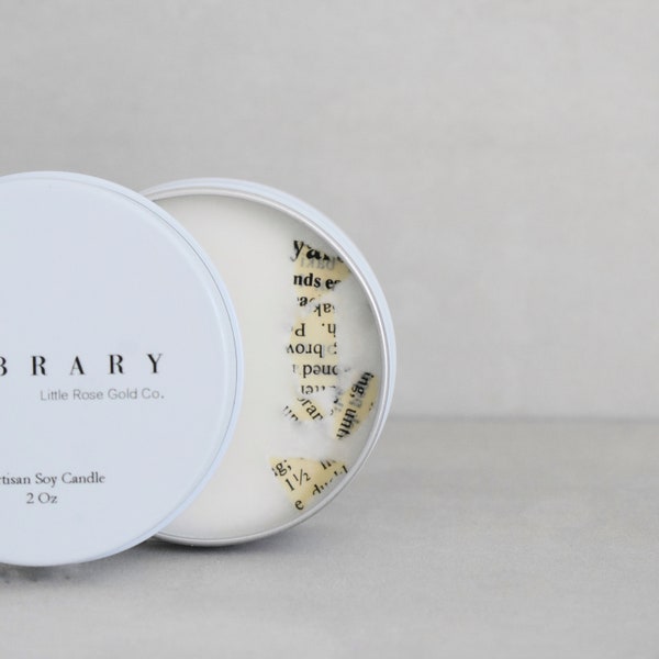 Library Candle - Etsy