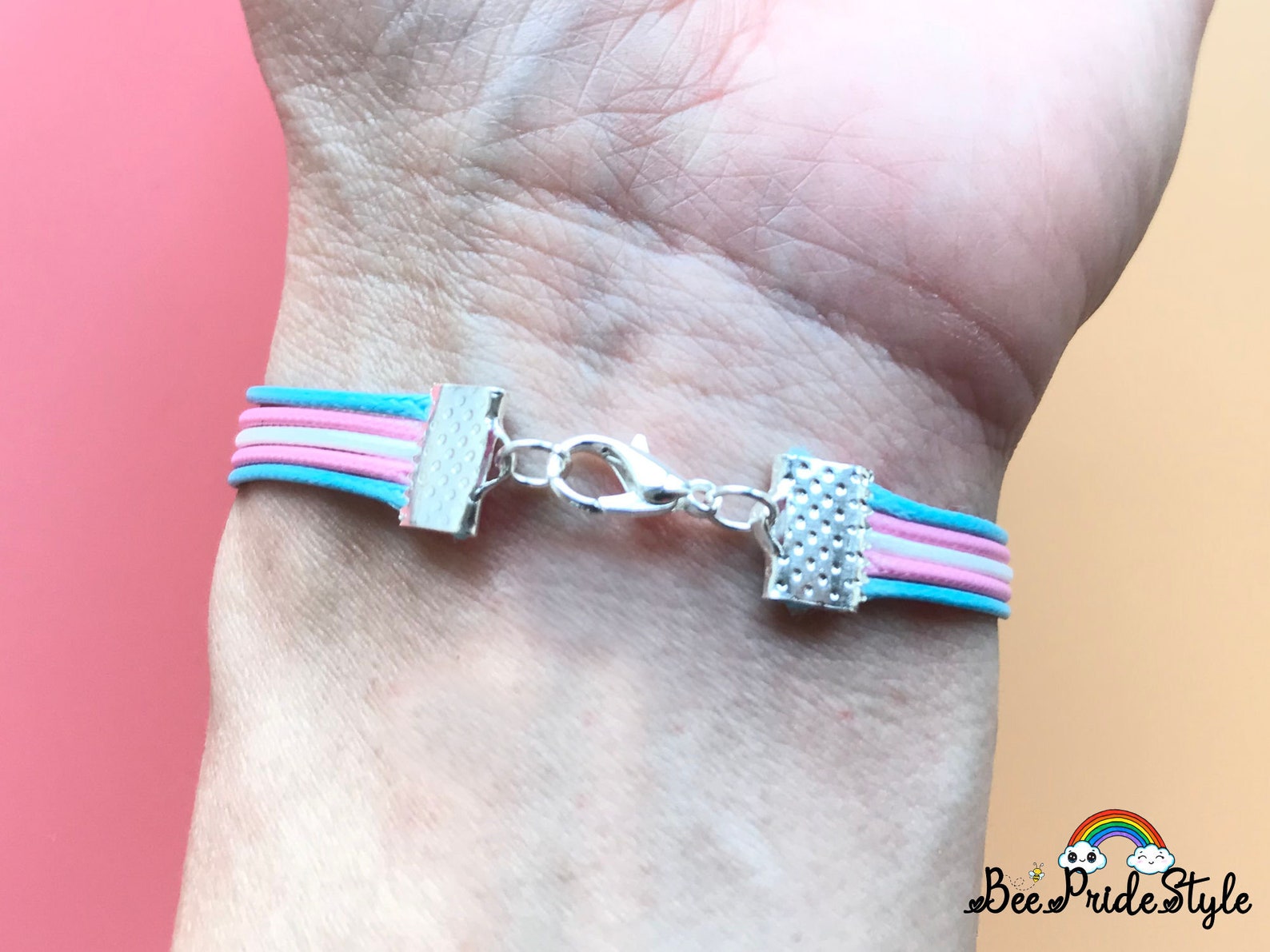 Transgender Flag Pride Rainbow Bracelet LGBTQ Men Women | Etsy