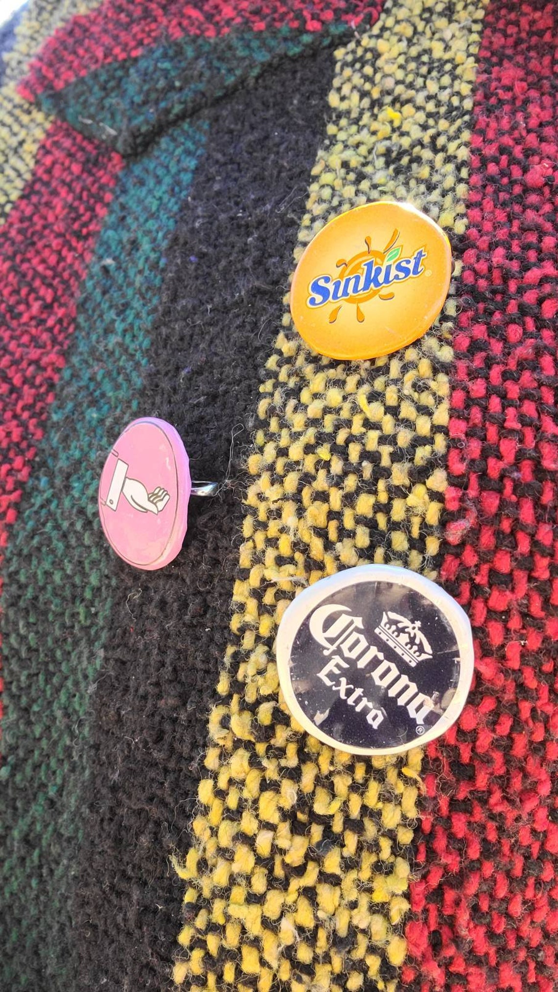 Mystery Vintage Soda/beer Button Pins - Etsy