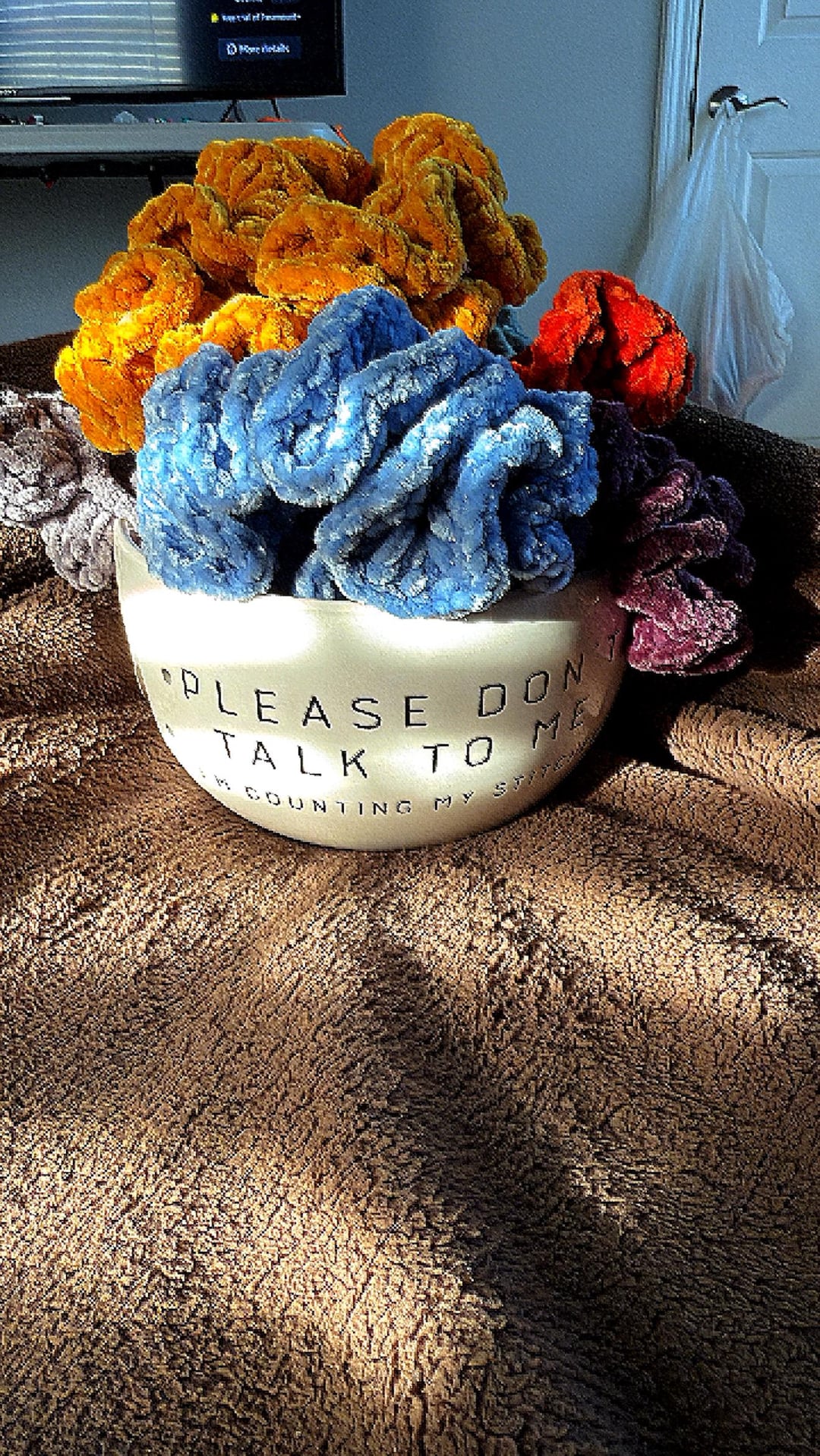 Chunky Velvet Crochet Scrunchies - Etsy