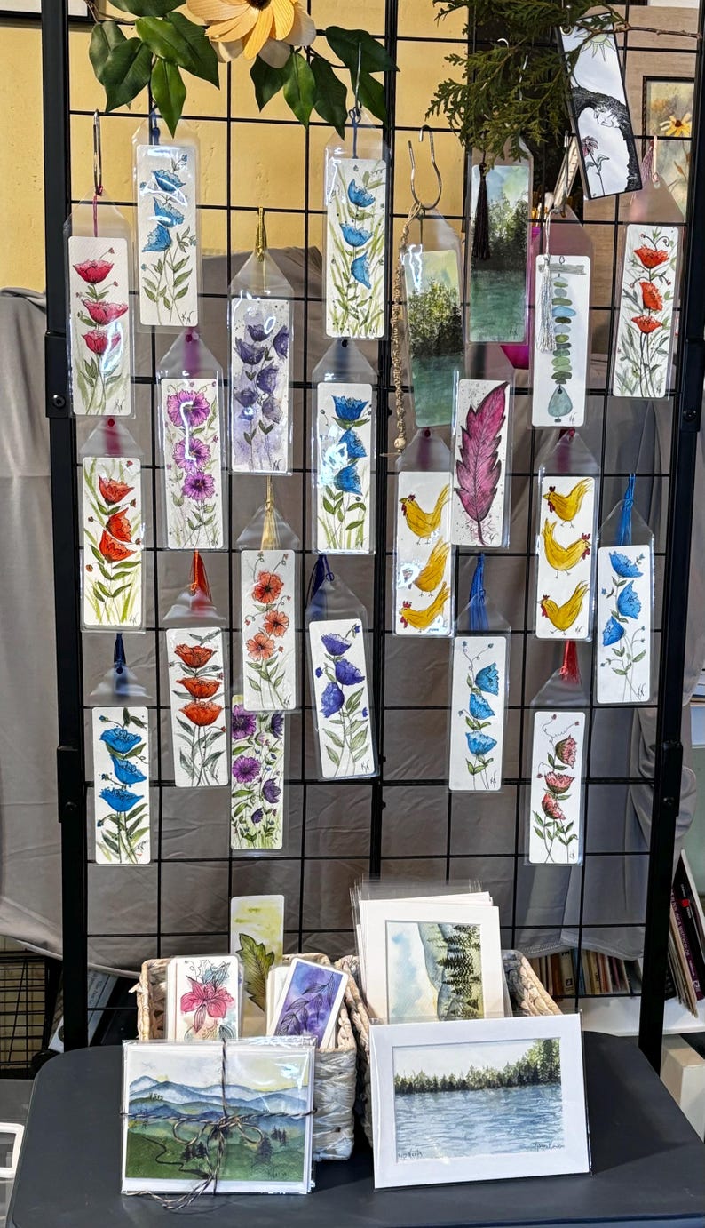 Watercolor Bookmarks - Gift for Book Lover, Say It With Words. - Etsy