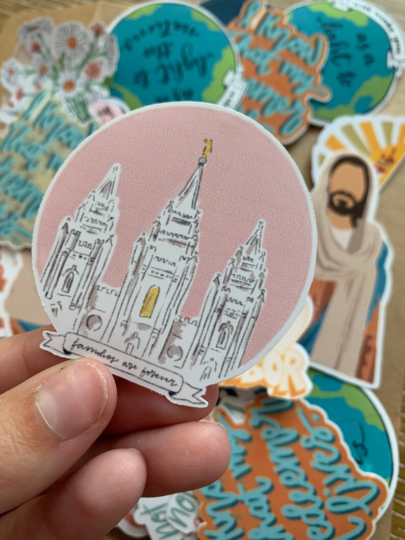 LDS Sticker Pack Jesus stickers | Etsy