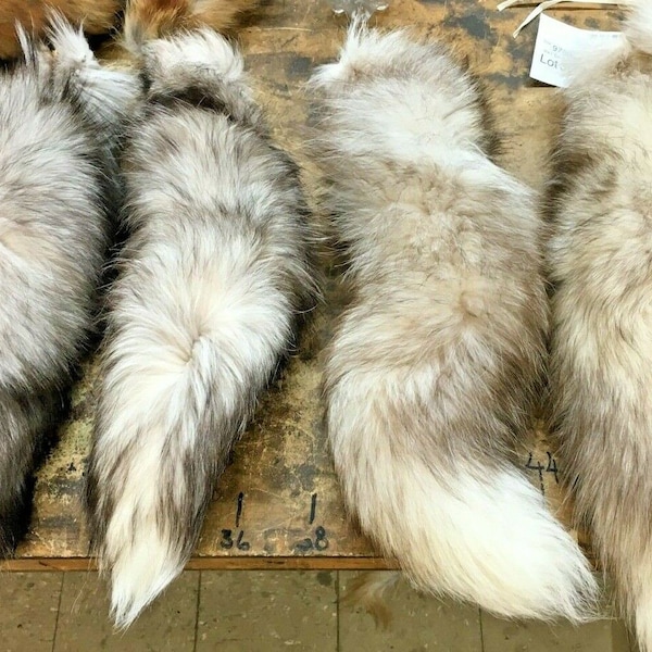 Marble Fox Tail - Etsy
