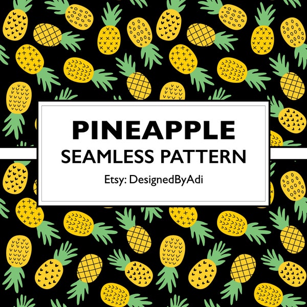 Pineapple Pattern - Etsy