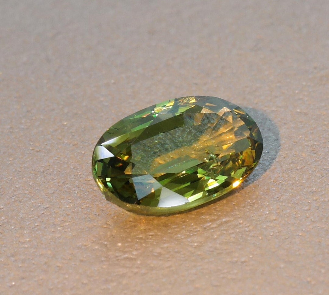 2.81ct Certified Unheated Alexandrite 11x7mm Yellow Green 100% Genuine Natural Alex - Etsy UK