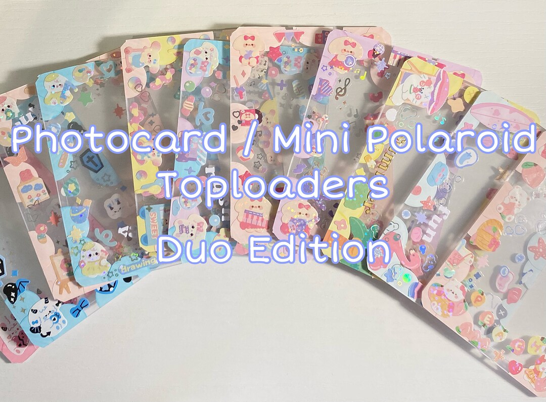 Photocard / Mini Polaroid Toploader duo Edition - Etsy