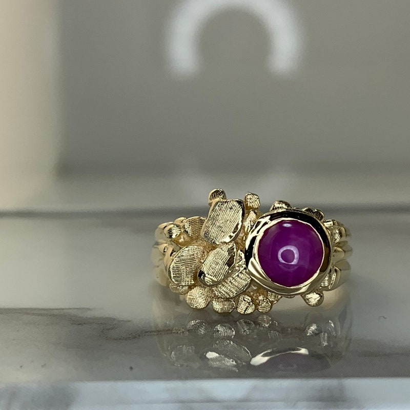 Star Ruby Ring - Etsy
