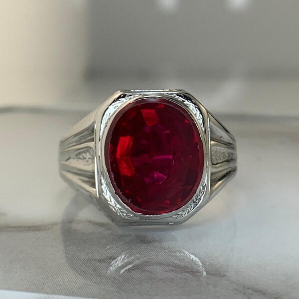 Synthetic Ruby - Etsy