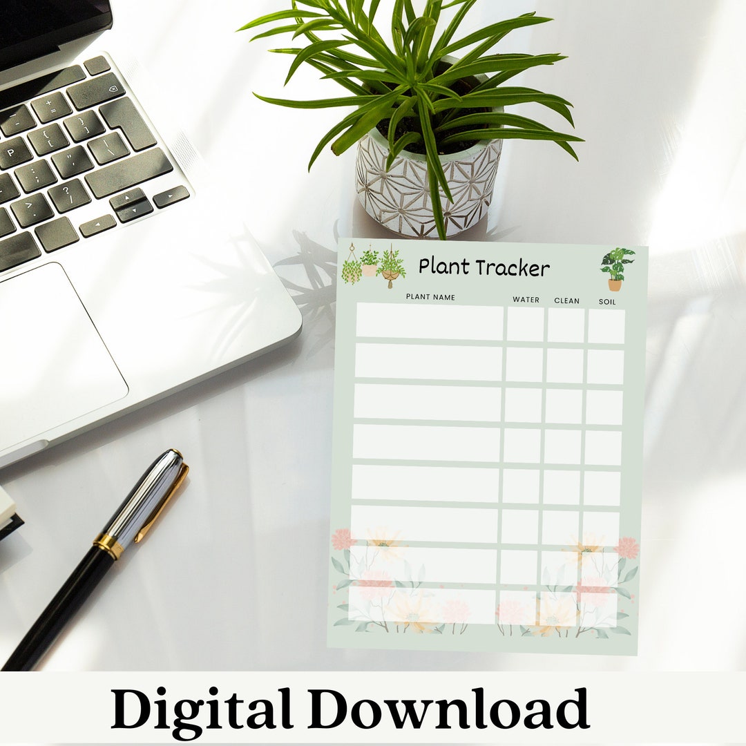 PLANT CARE TRACKER - Etsy